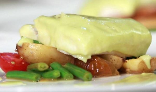 Poached Halibut Recipe with Potatoes and Avocado - Love One Today®