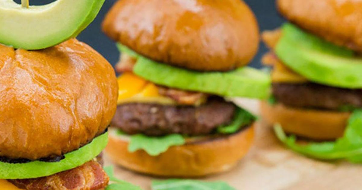 Double Cheese, Bacon and Avocado Sliders - Love One Today®