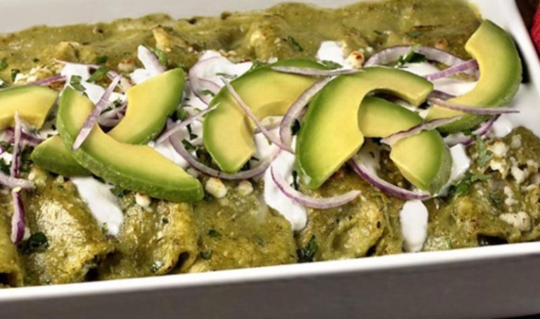 Avocado Chicken Enchiladas Recipe - Love One Today®