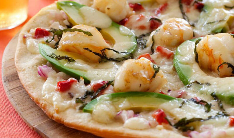 Touchdown Shrimp and Avocado Pizza Topping Recipe - Love One Today®