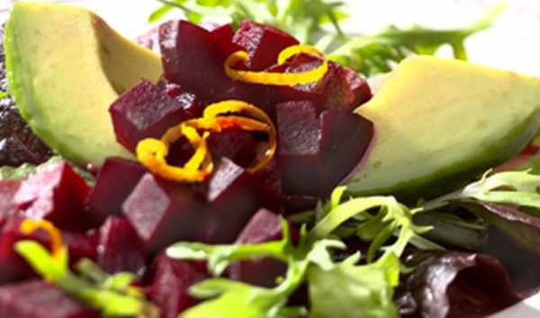 Roasted Beet and Avocado Salad with Orange Dressing - Love One Today®
