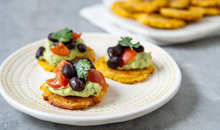Snack Recipes - Avocado Tostones Recipe - Love One Today®