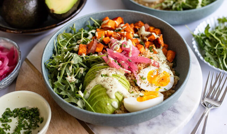 Avocado Breakfast Bowl with Leafy Greens - Love One Today® Avocados